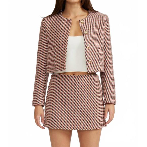Lucy Paris | Jackets & Coats | New Lucy Paris Blair Jacket In Pink ...